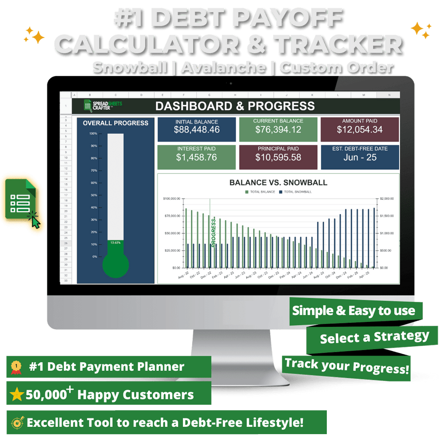 Debt Payoff Calculator & Tracker - Guide