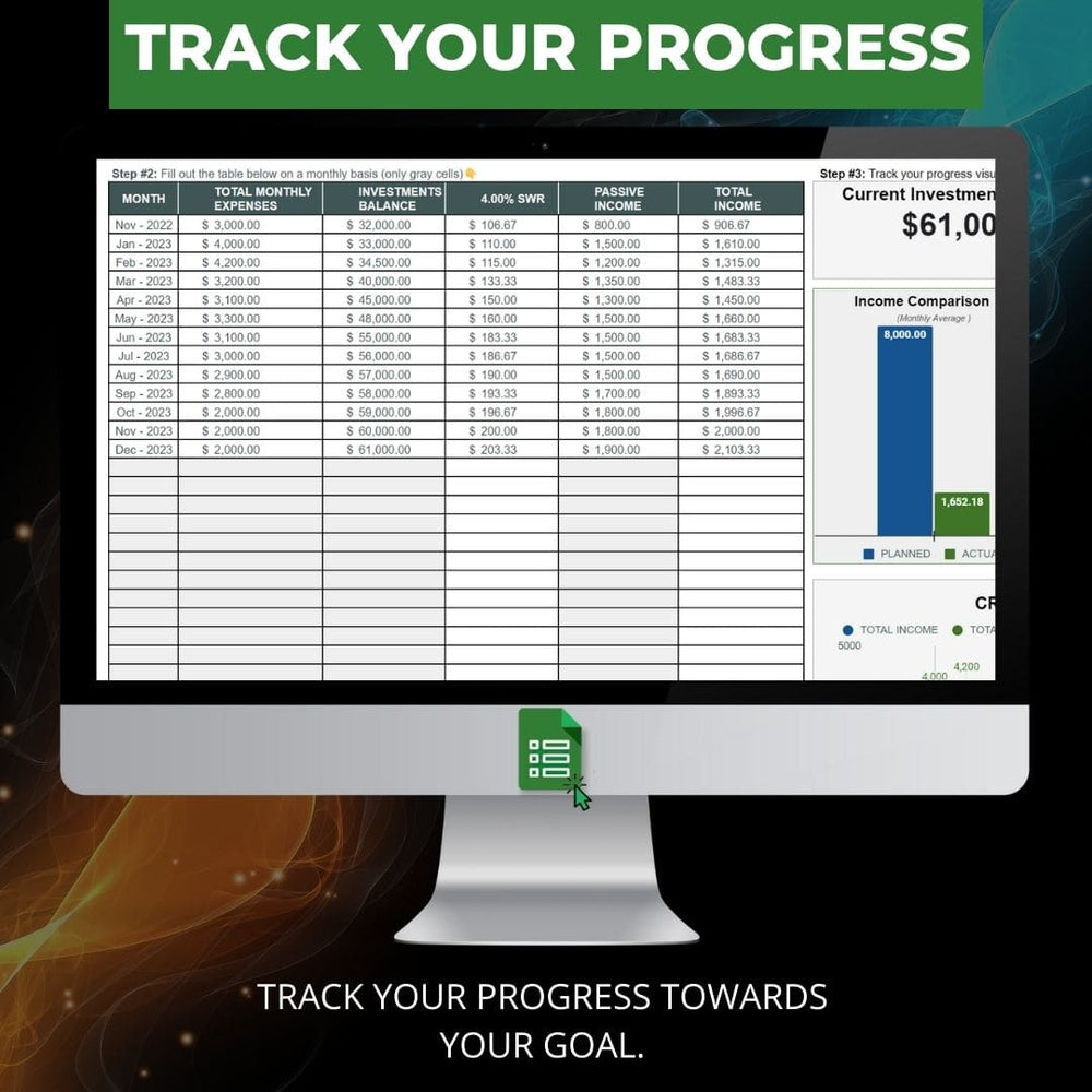 #1 Early Retirement Tracker & Dashboard - Early Retirement Plan