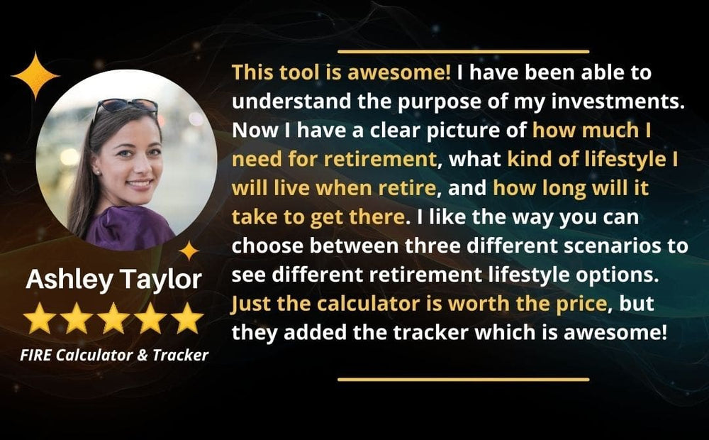 #1 Early Retirement Tracker & Dashboard - Early Retirement Plan