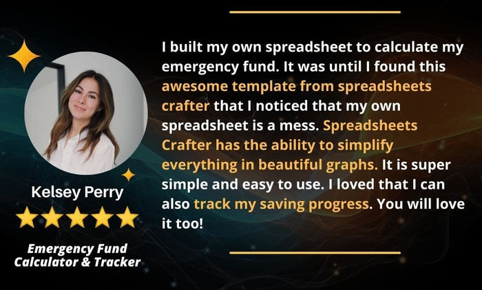 #1 Emergency Fund Calculator & Tracker - Be prepared for the Unexpecte