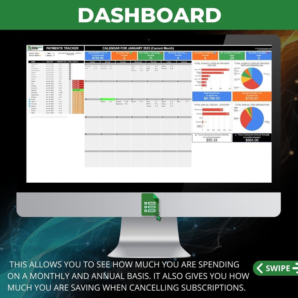 2026 Subscriptions Tracker - Take control of bills and subscriptions a