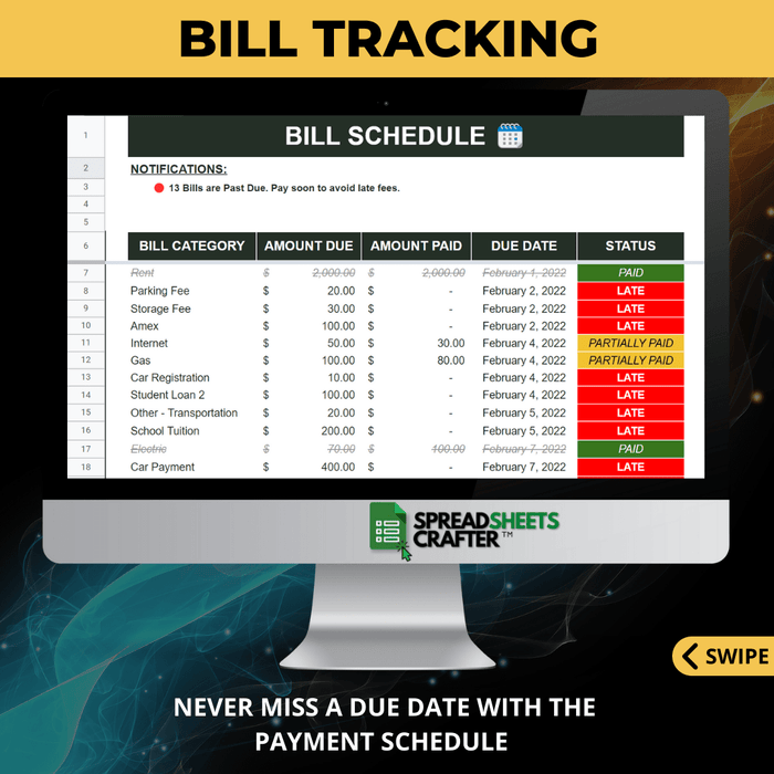 #1 Personal Finance Tracker - Achieve all your Goals with this Easy to