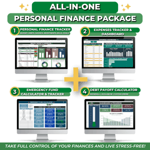 #1 Personal Finance Tracker - Achieve all your Goals with this Easy to