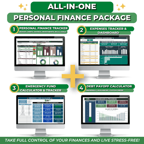 #1 Personal Finance Tracker - Achieve all your Goals with this Easy to