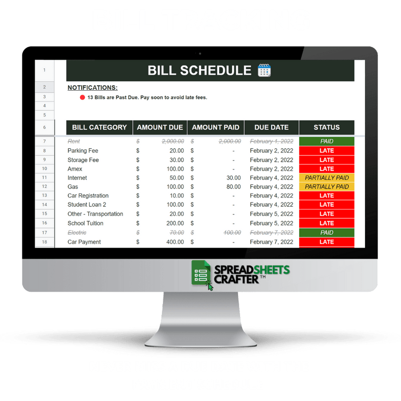 #1 Personal Finance Tracker - Achieve all your Goals with this Easy to
